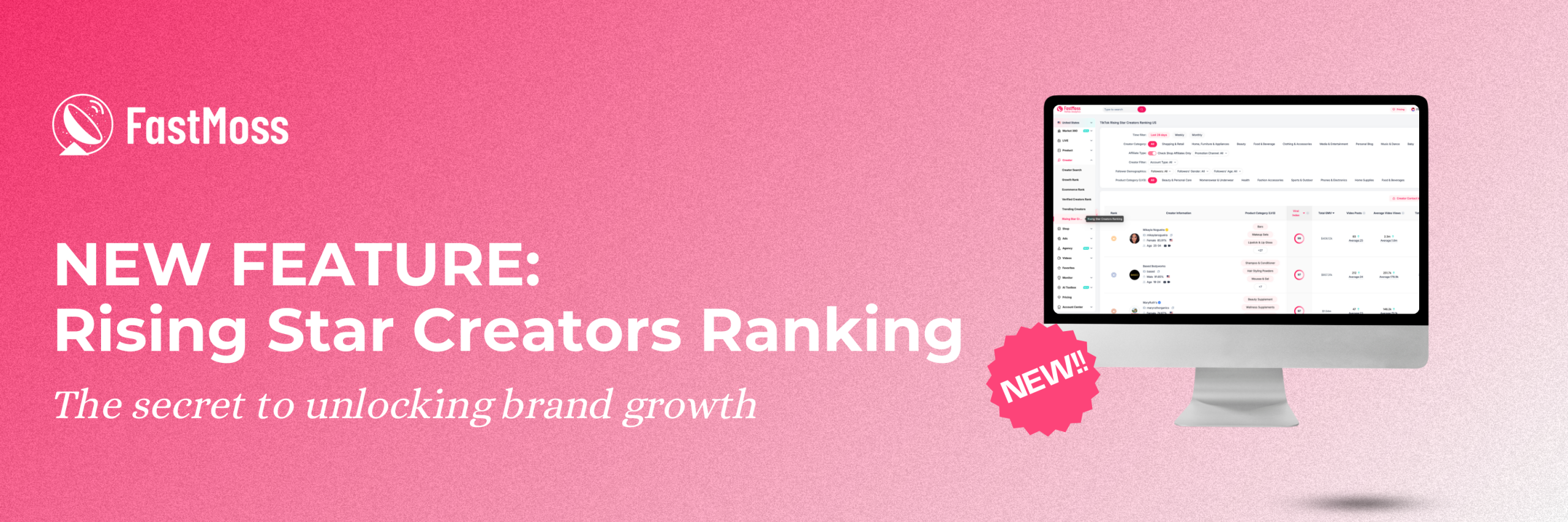 FastMoss Helps You Find the Next Top Influencers - FastMoss